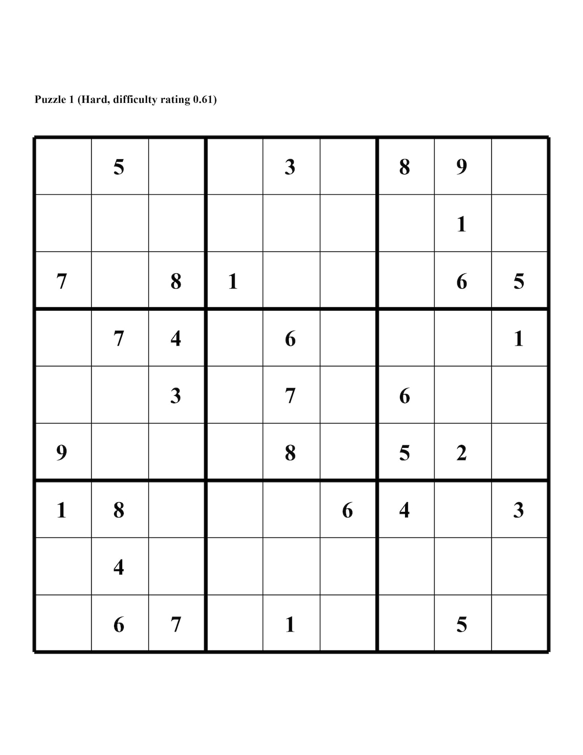 1000 Sudoku Puzzles for Kids & Adults | Solutions Included, Different ...