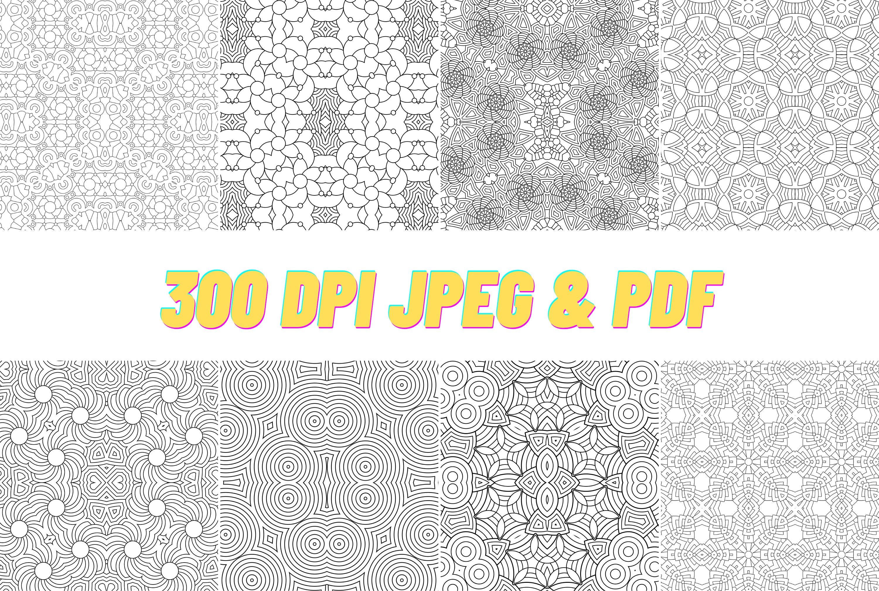 500 Patterns Coloring Pages | Printable Patterns Adult & Kids Coloring ...