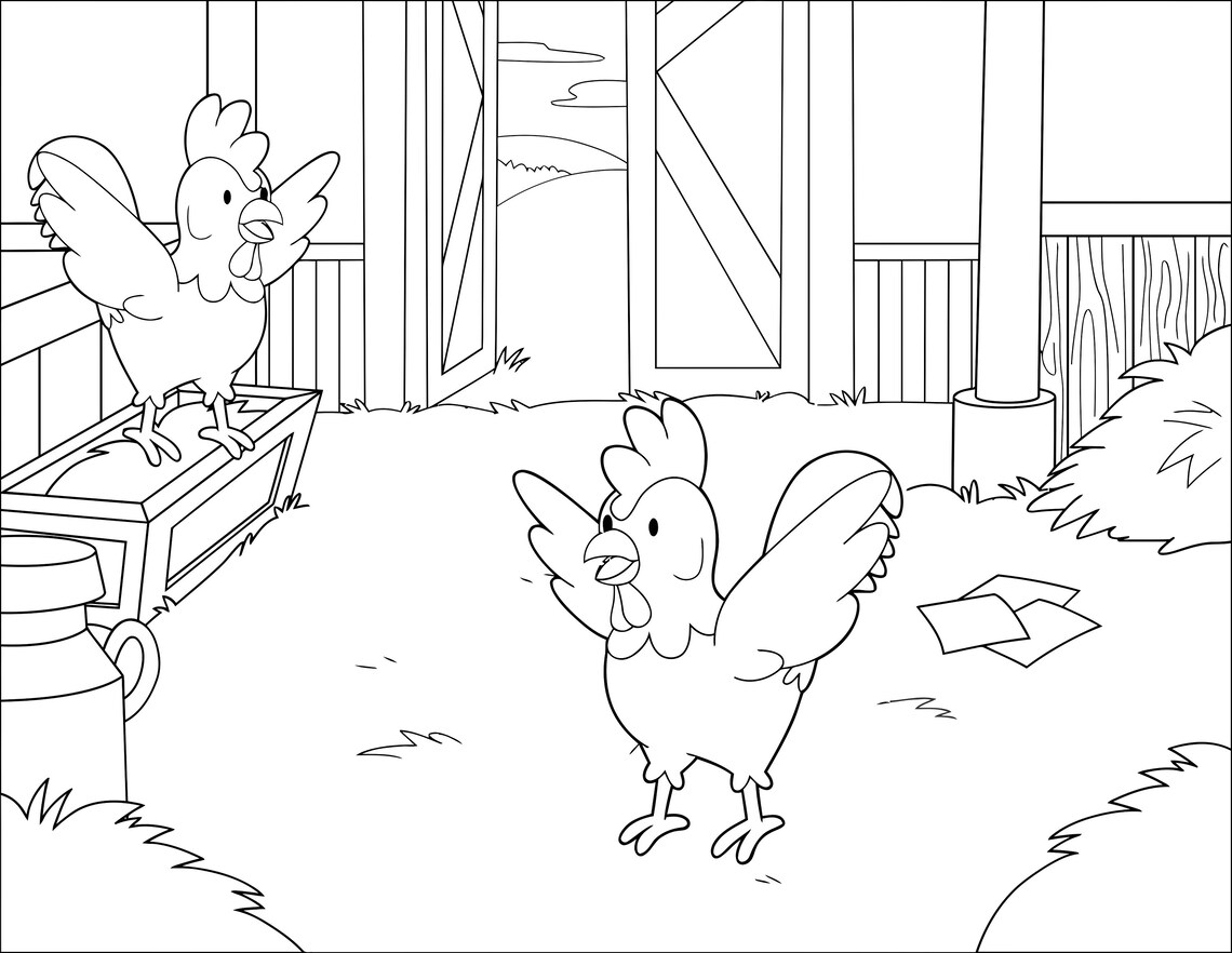 Animals Coloring Book for Kids, Coloring Pages for Kids, Printable ...