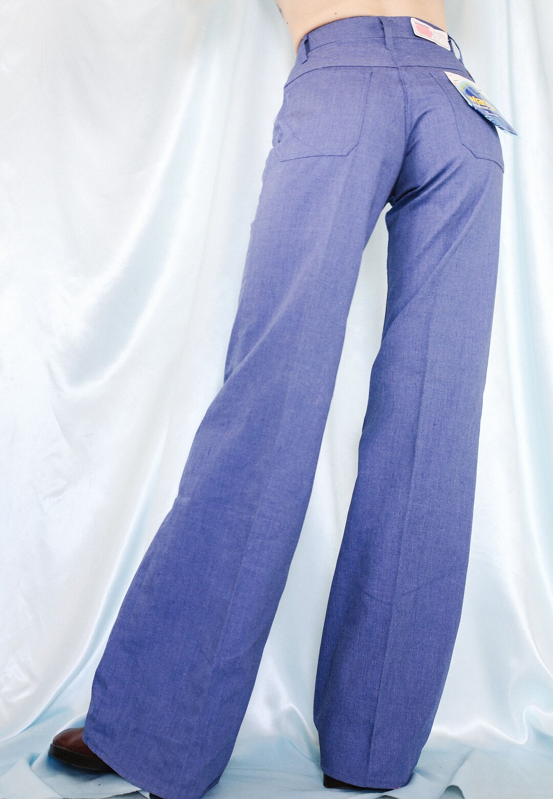 1970s Wrangler Vintage Denim Flares Ll Size S Ll Deadstock Jeans ...