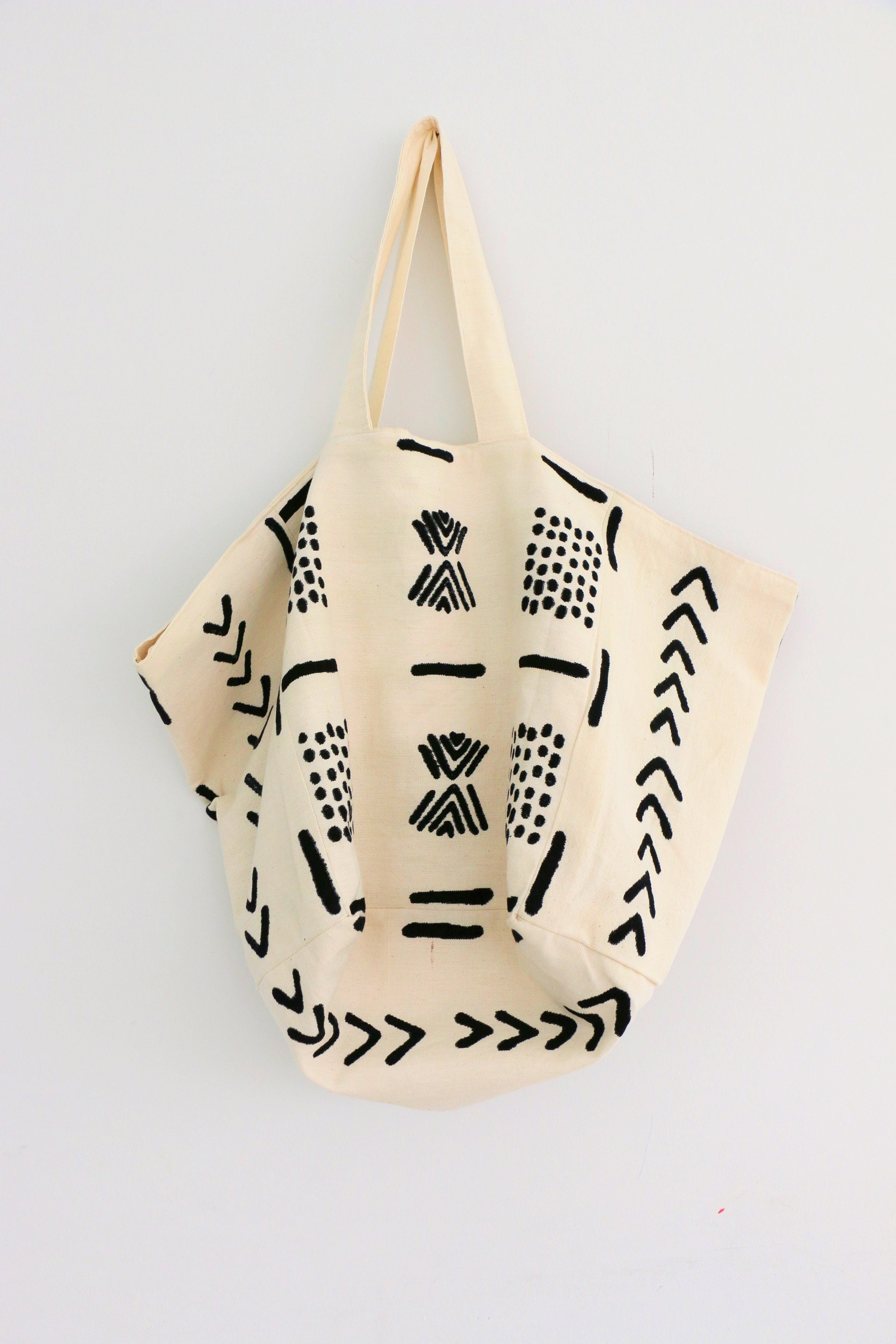 Ivory Canvas Calico Fabric Organic Turkish Woven Boho Cube - Etsy