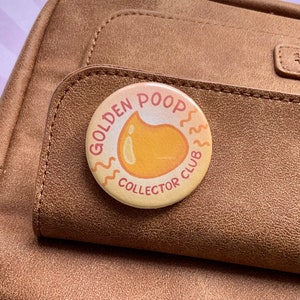 Golden Poop Collector Club Zelda Korok Seeds Insignia de botón 38 mm ...