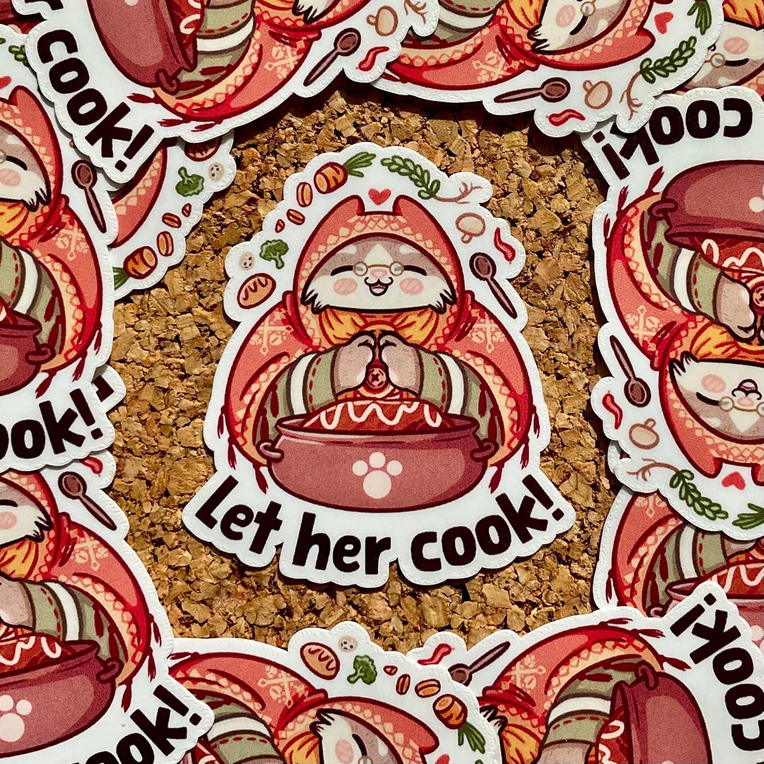 Let Her Cook Grammeowster Palico Cook From Monster Hunter - Vinyl ...