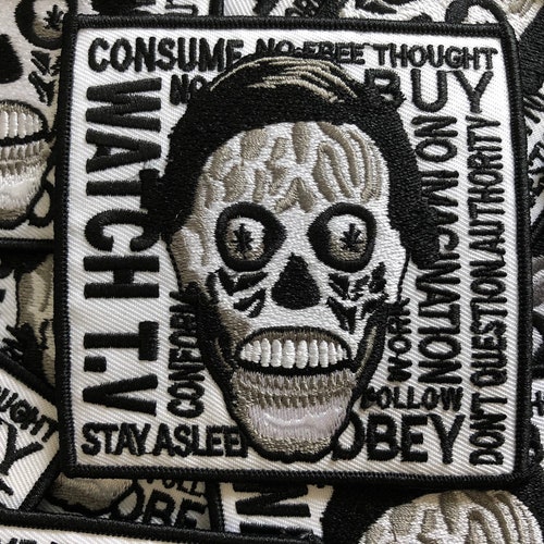They Live Patch They Live Iron on Patch Obey Patch Conform - Etsy