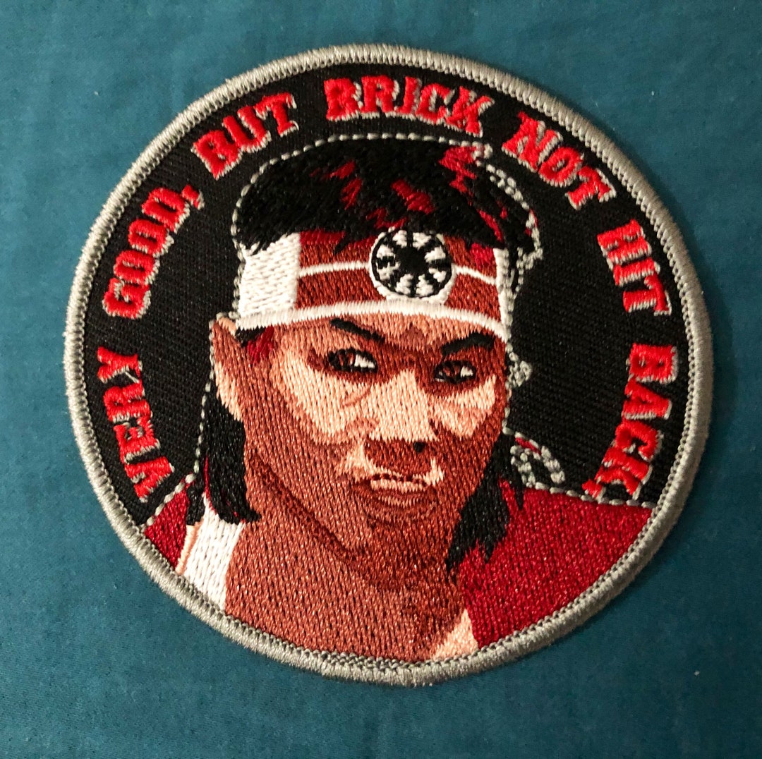 Chong Li Brick Not Hit Back Embroidered Iron-on Patch - Etsy
