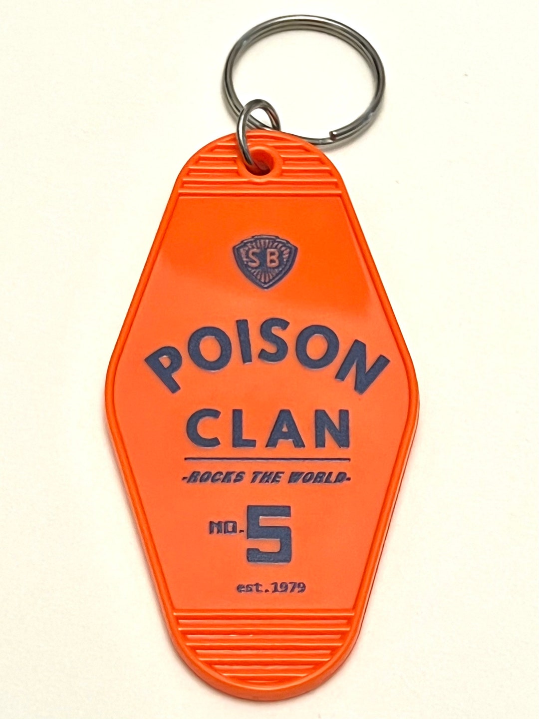 5 Deadly Venoms - Poison Clan Rocks the World Motel Key Tag. (orange ...