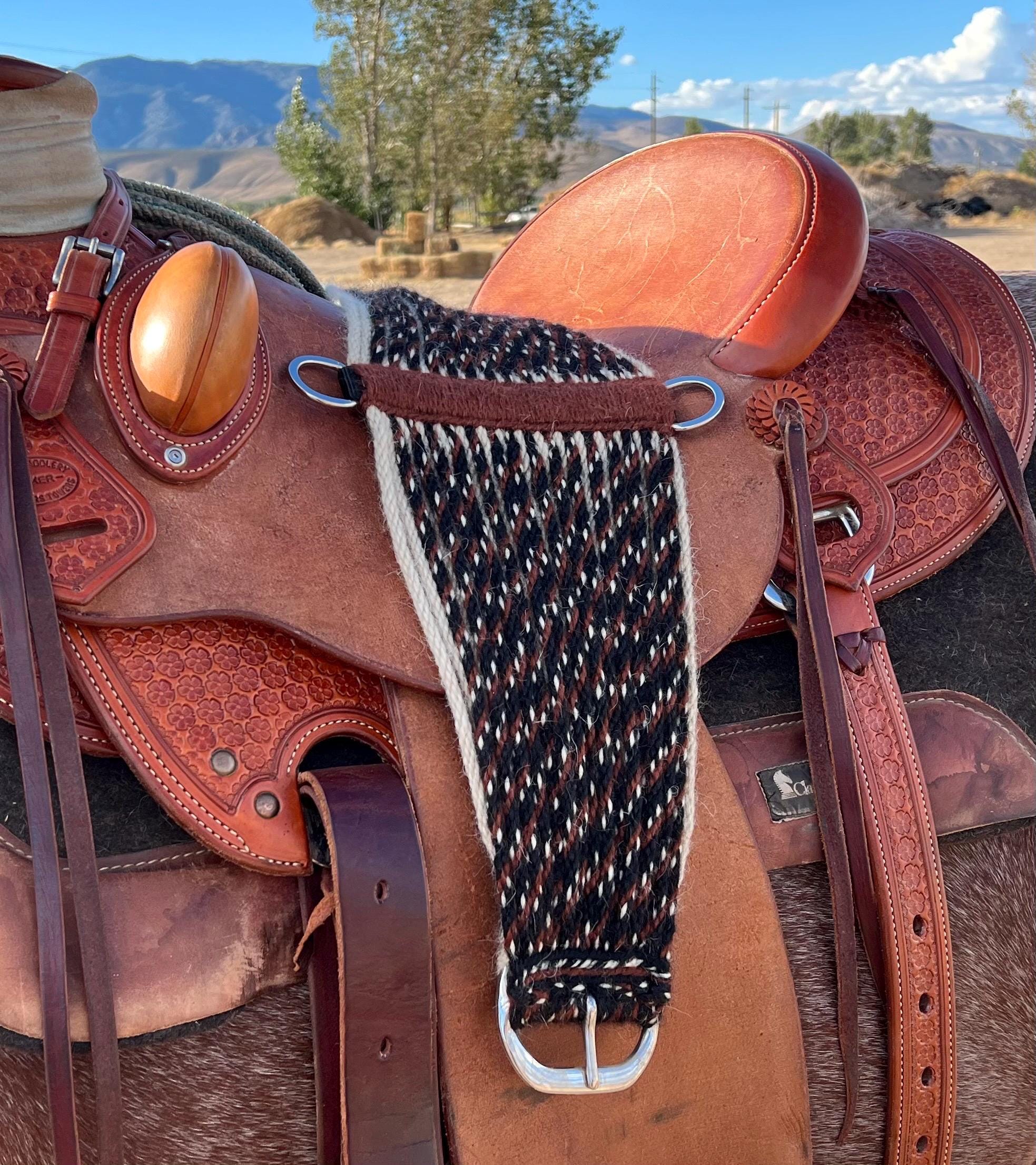 Custom Mohair Roper Cinch Double Layer (made to Order) - Etsy