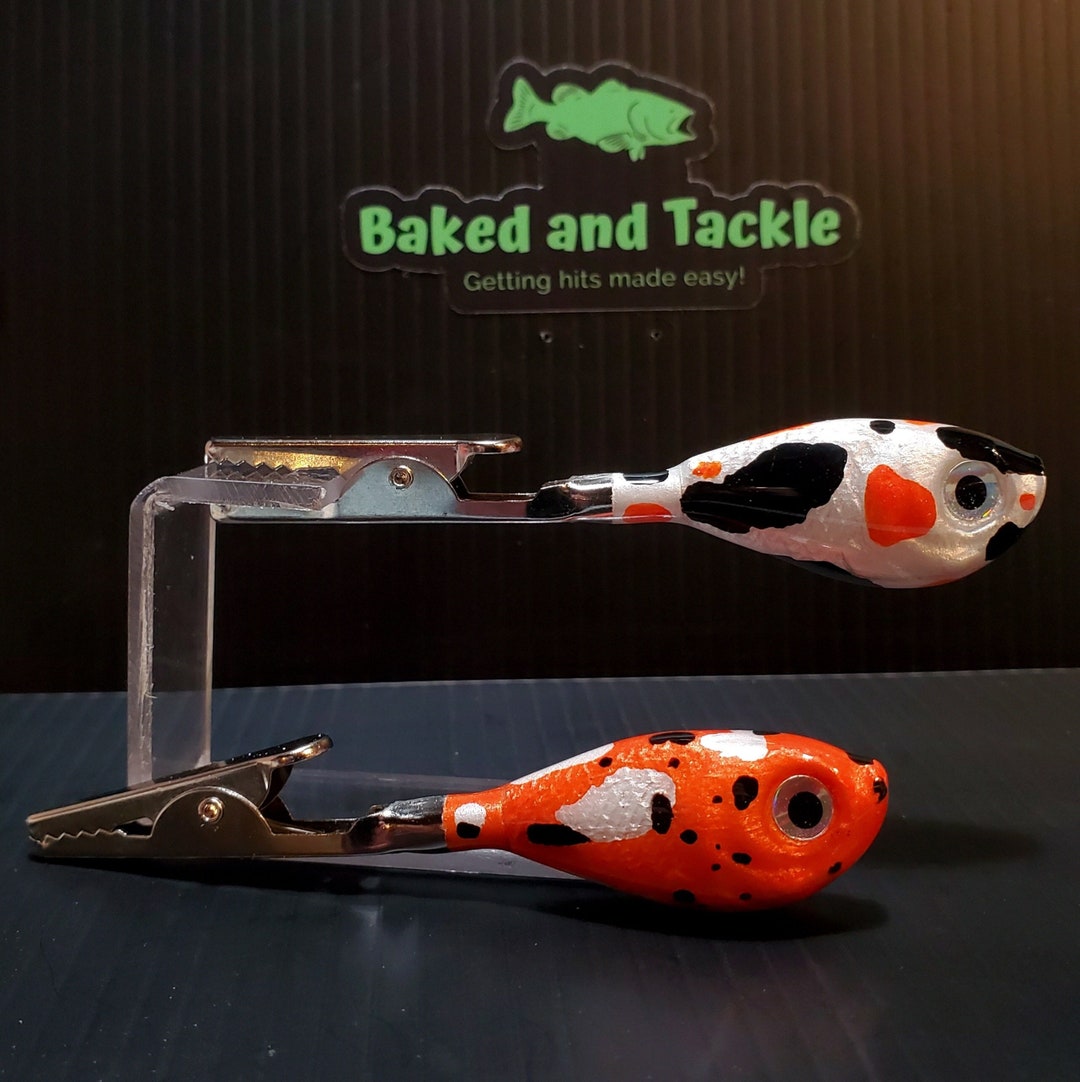 Custom Airbrushed Epoxy Koi Smoking Clip. Fish Themed Smoking ...