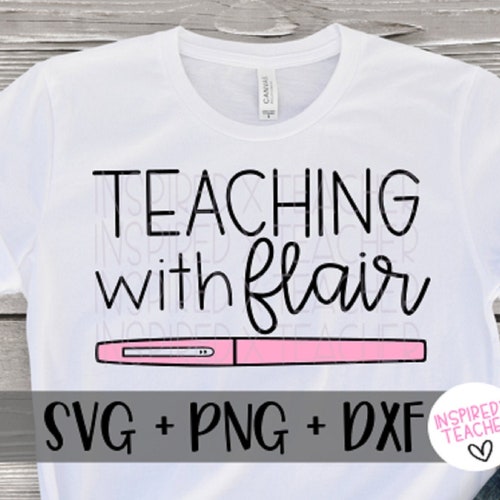Teaching With Flair Teacher and Back to School Digital - Etsy
