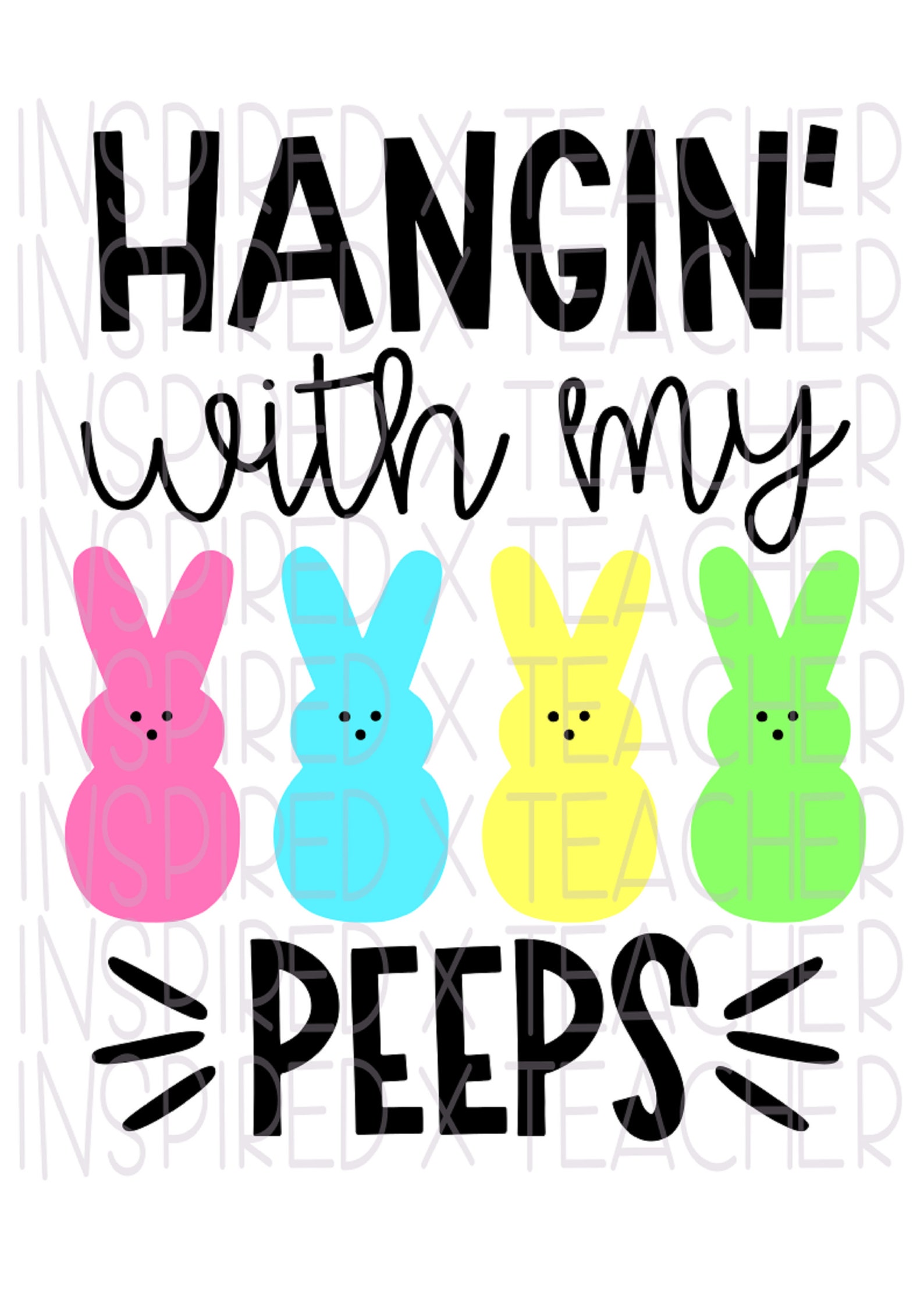 Hangin With My Peeps SVG Easter Shirt SVG Easter SVG Easter - Etsy