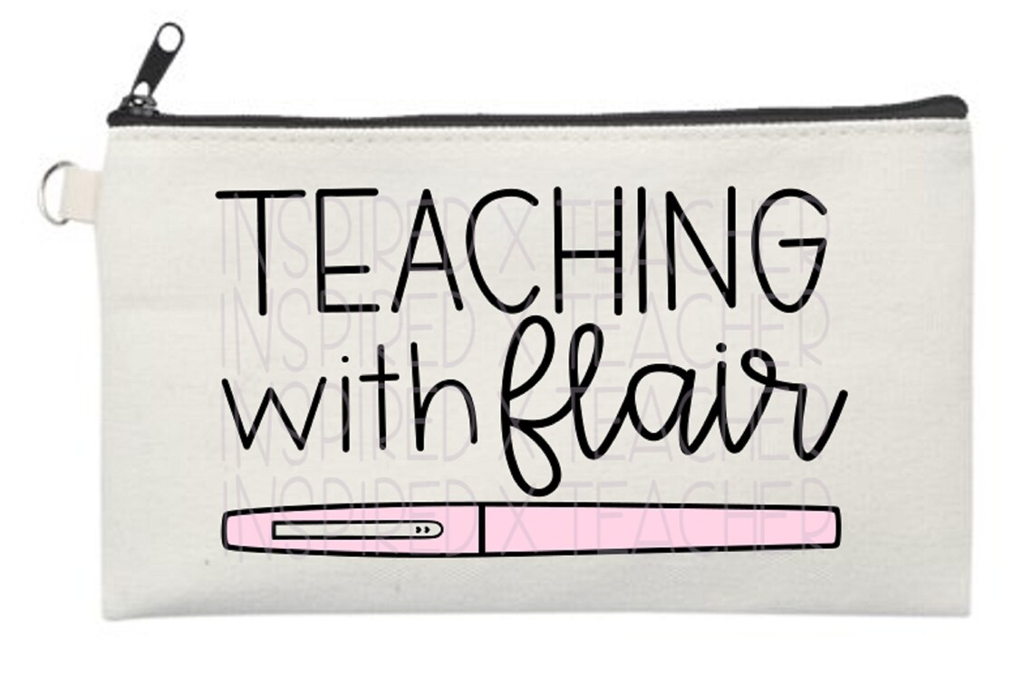 Teaching With Flair Svg Png Dxf First Day of School Teacher - Etsy