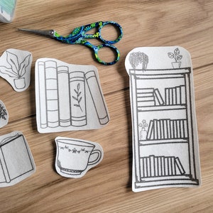 Bookish Stick and Stitch Embroidery Patterns for Crafters - Etsy