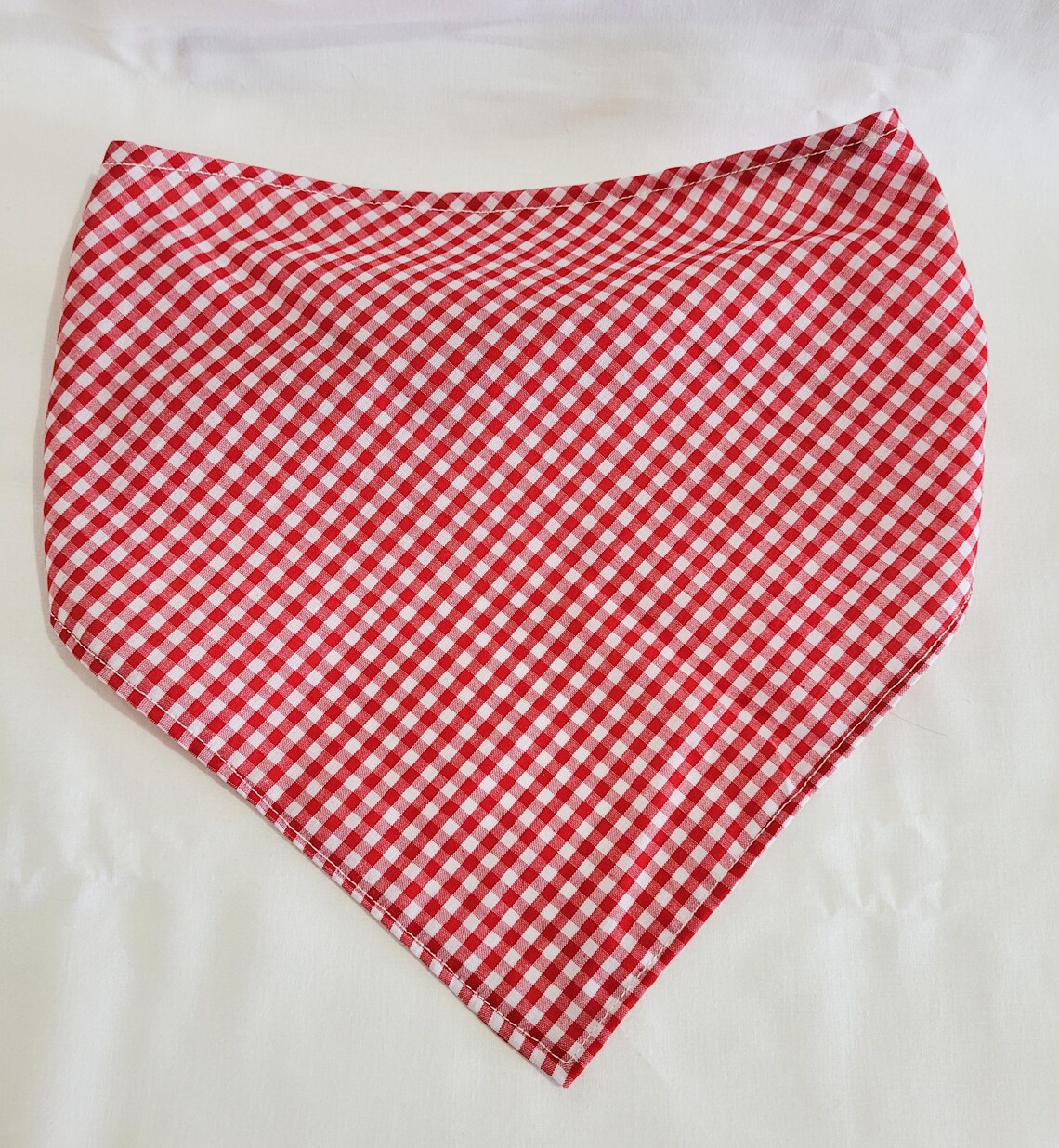 Red Gingham Elastic Hair Bandana, Gifts for Her, Stocking Stuffers for ...