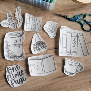 Bookish Stick and Stitch Embroidery Patterns for Crafters - Etsy