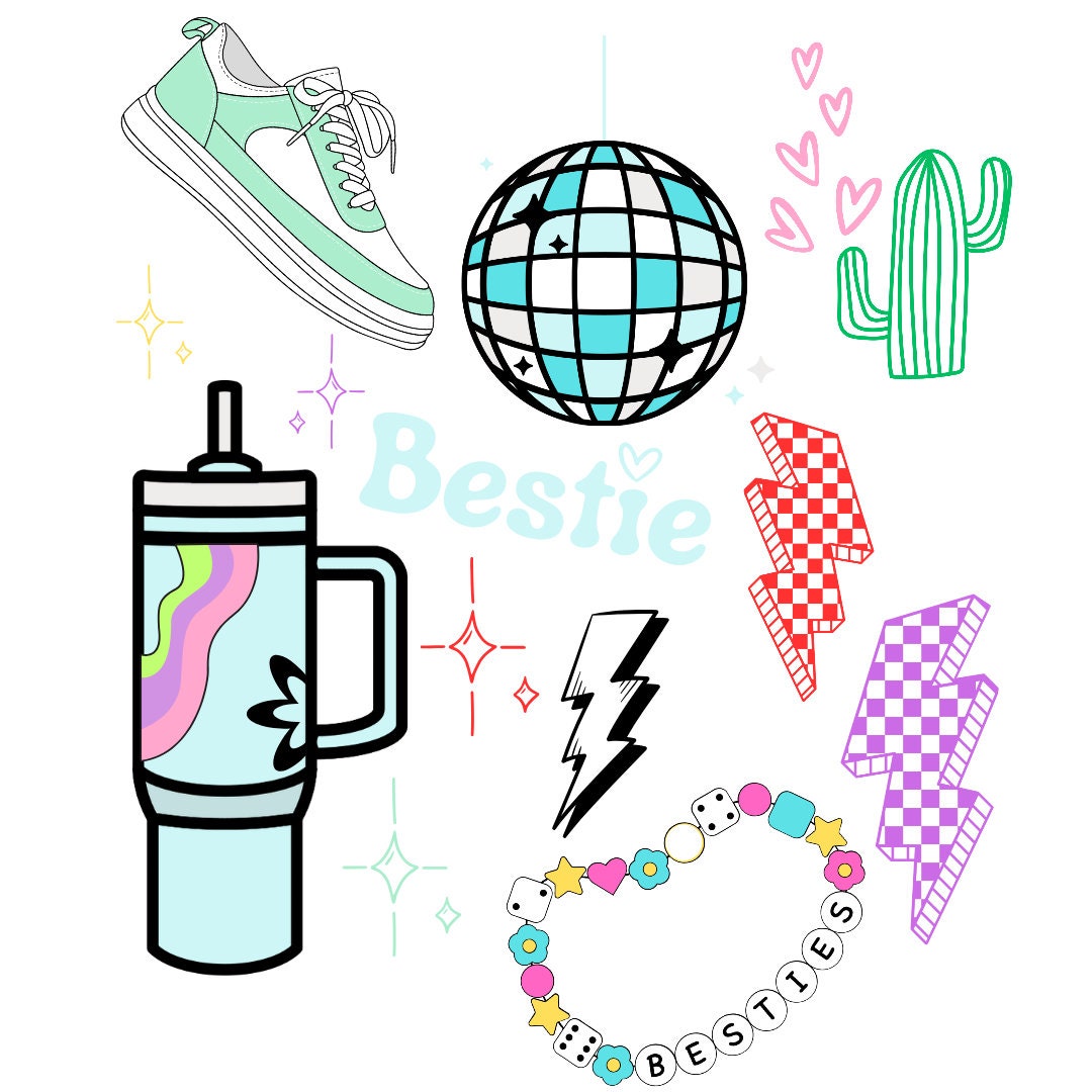 Preppy Aesthetic Stick and Stitch Embroidery Patterns, Stocking ...