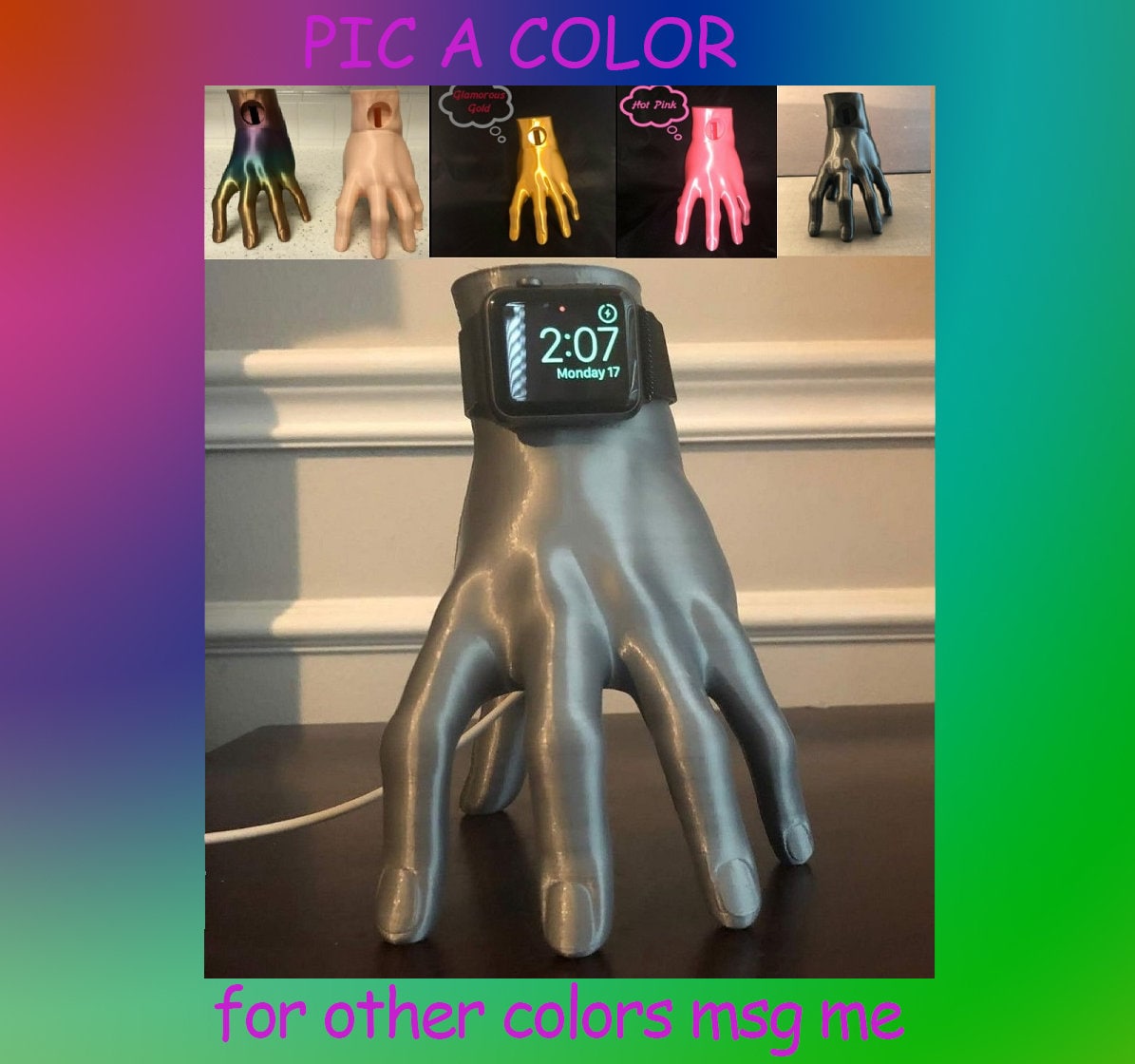 Apple Watch Hand Thing Stand 3D Printed | Etsy