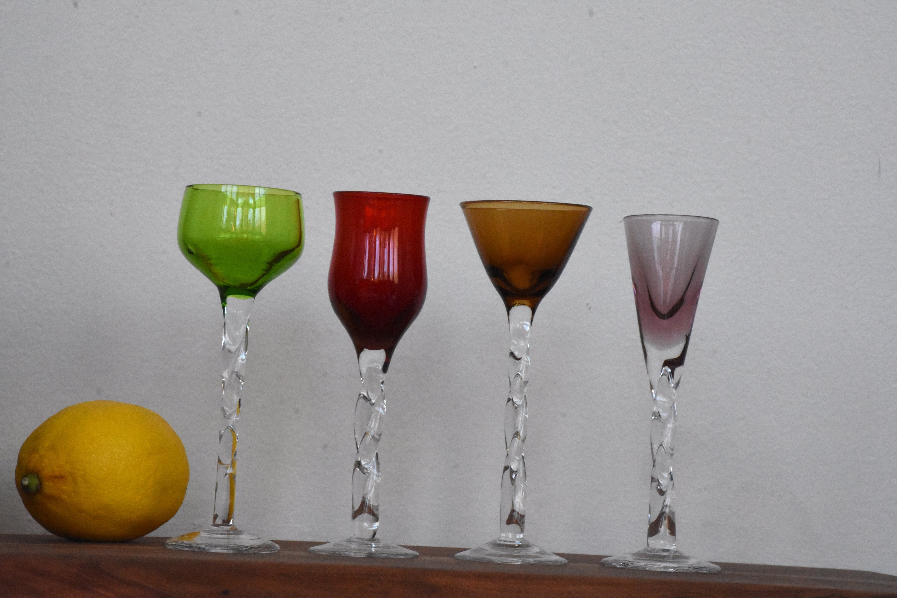 Show Your Colors Vintage Mixed Mini Cordials Delicate Rainbow | Etsy