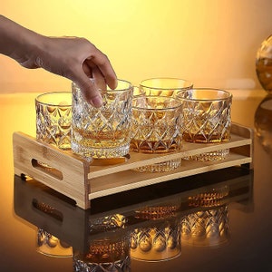 Set of 2 Vintage Style Boho Diamond Circle Rocks Double Old Fashioned ...