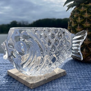 Detailed Tropical Tiki FISH Glass Craft Cocktail 12 Oz Drink Bar Summer ...
