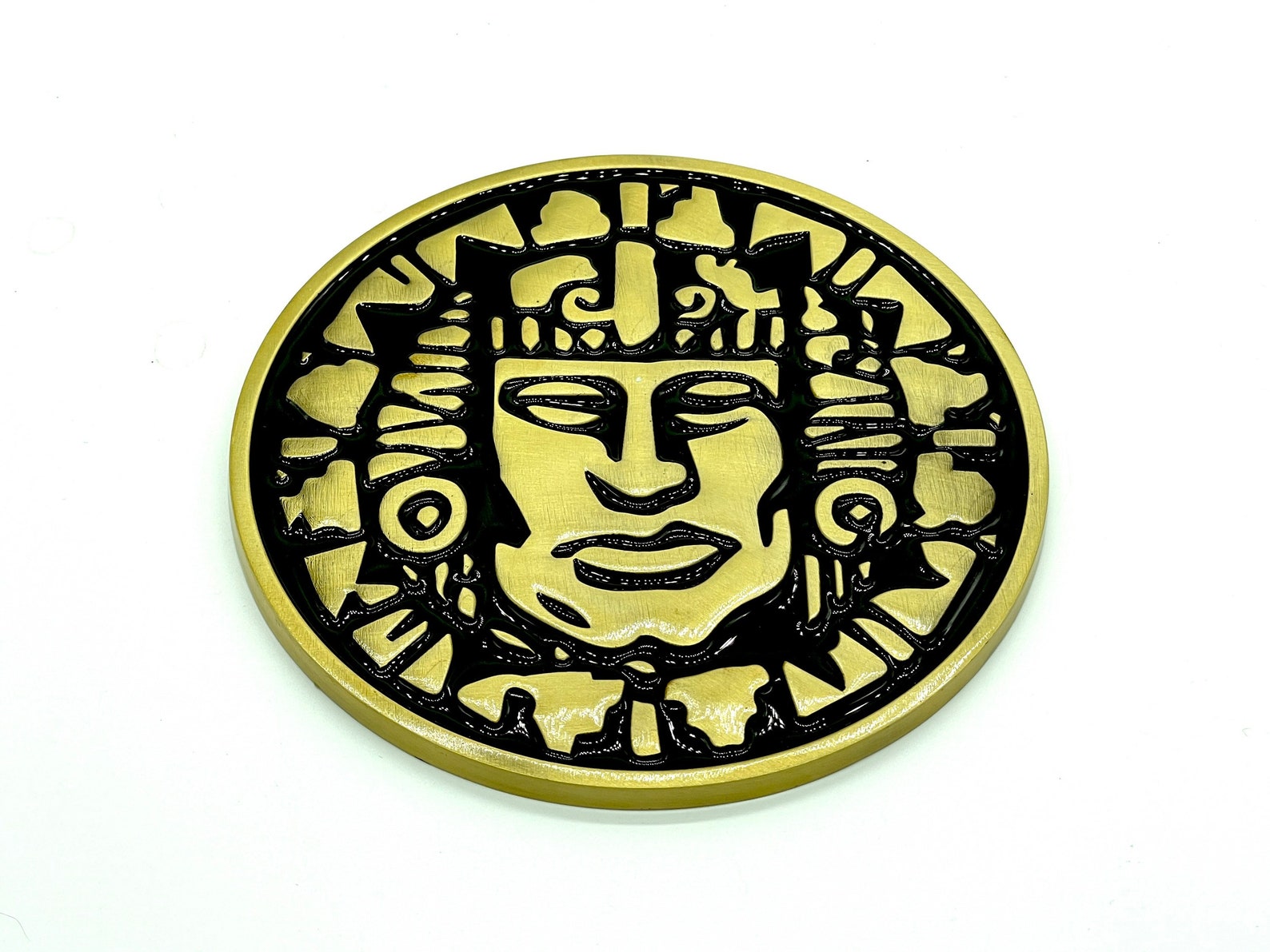 HUGE 6” HEAVY METAL Legends of the Hidden Temple Pendant of Life ...