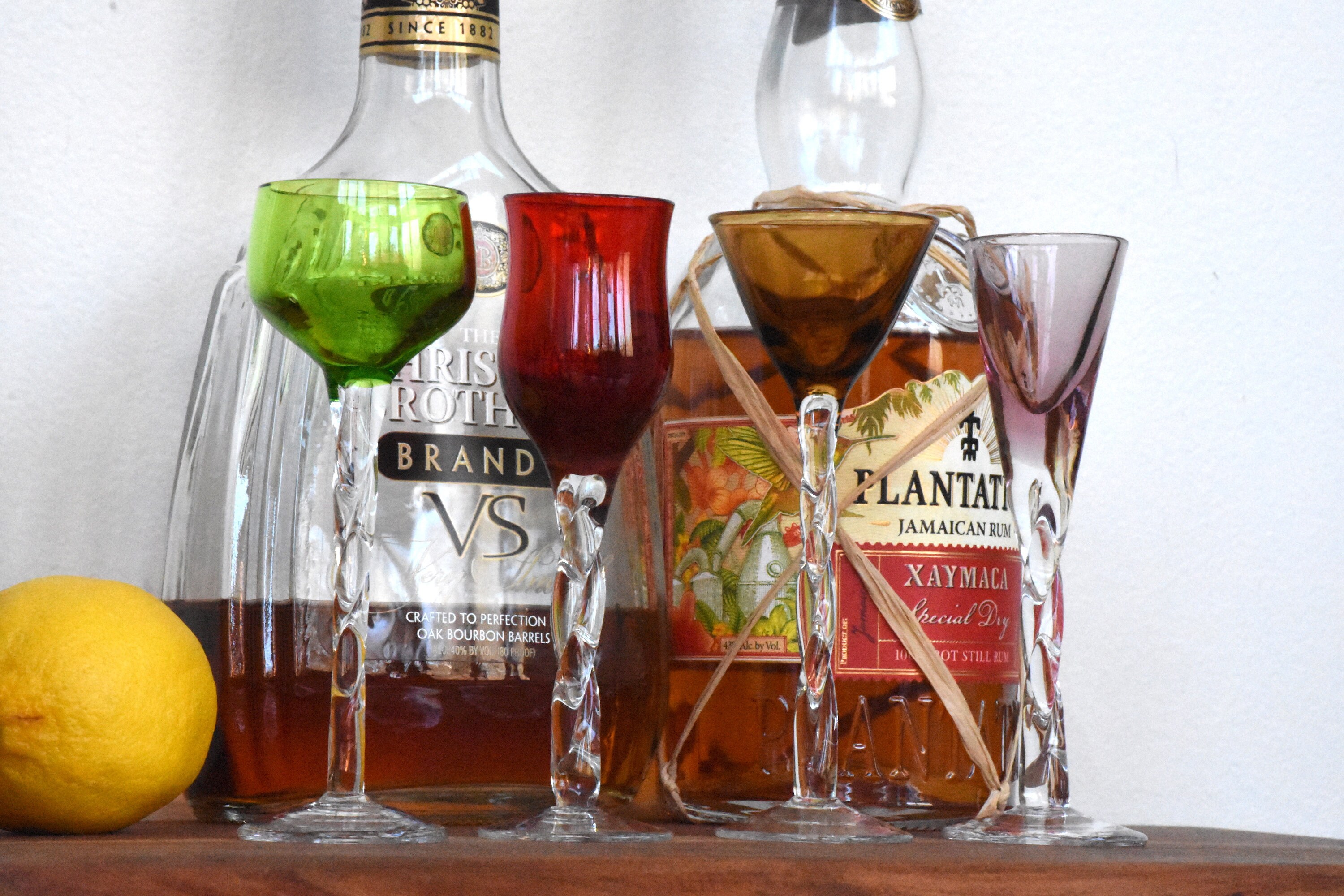 Show Your Colors Vintage Mixed Mini Cordials Delicate Rainbow | Etsy