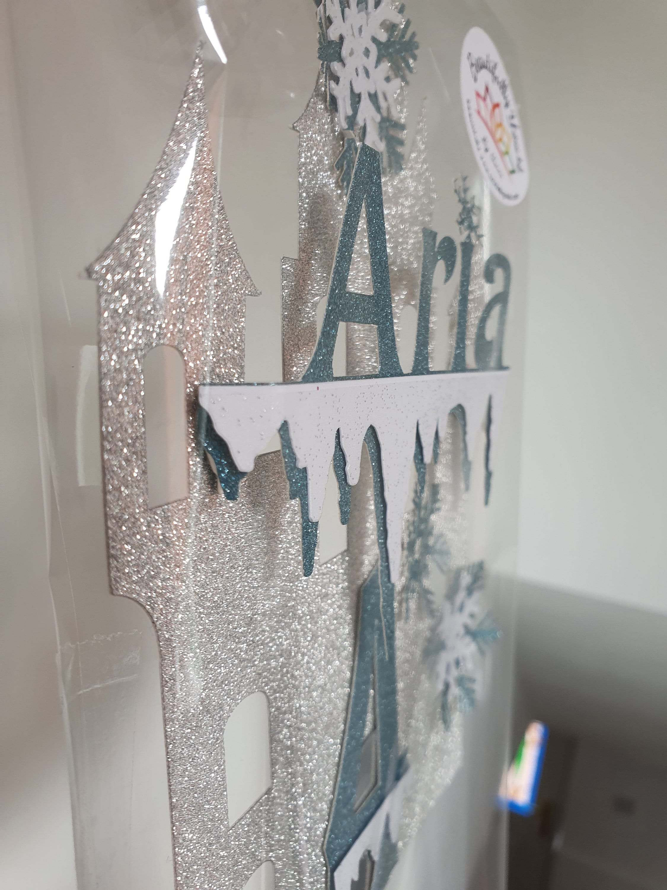 Frozen Cake Topper, Ice Castle, Personalised, Handmade - Etsy