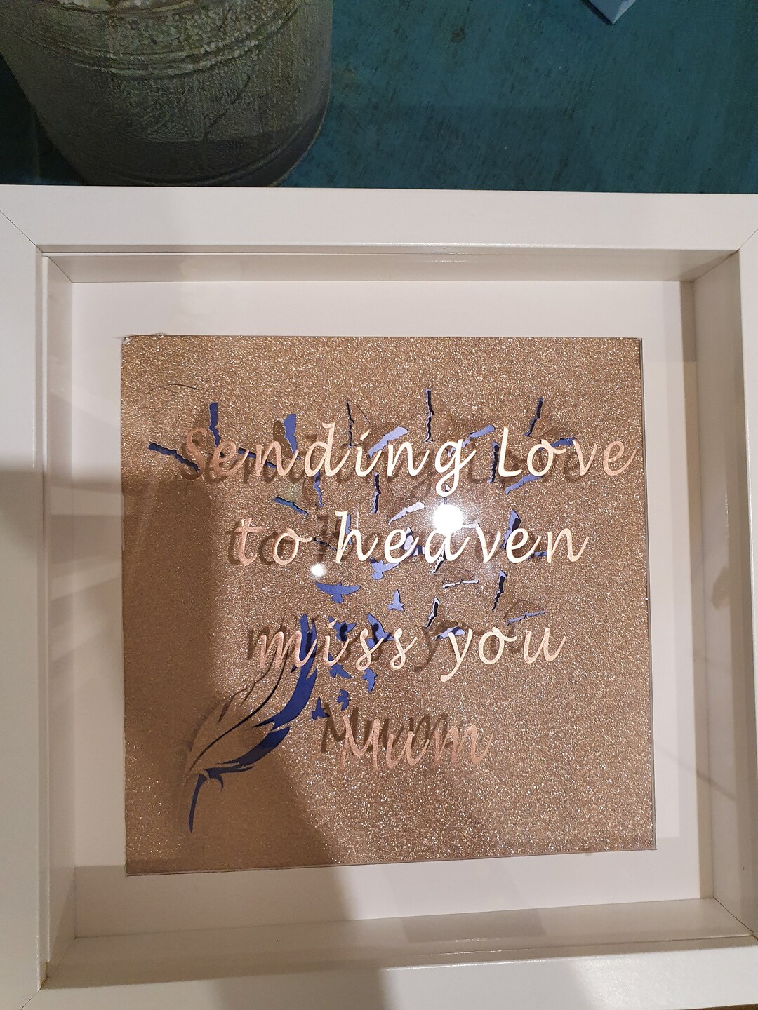 Mothers Day Rememberance Box Frame - Etsy UK