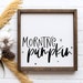 Morning Pumpkin SVG Fall Coffee Mug SVG Fall Wood Sign SVG | Etsy