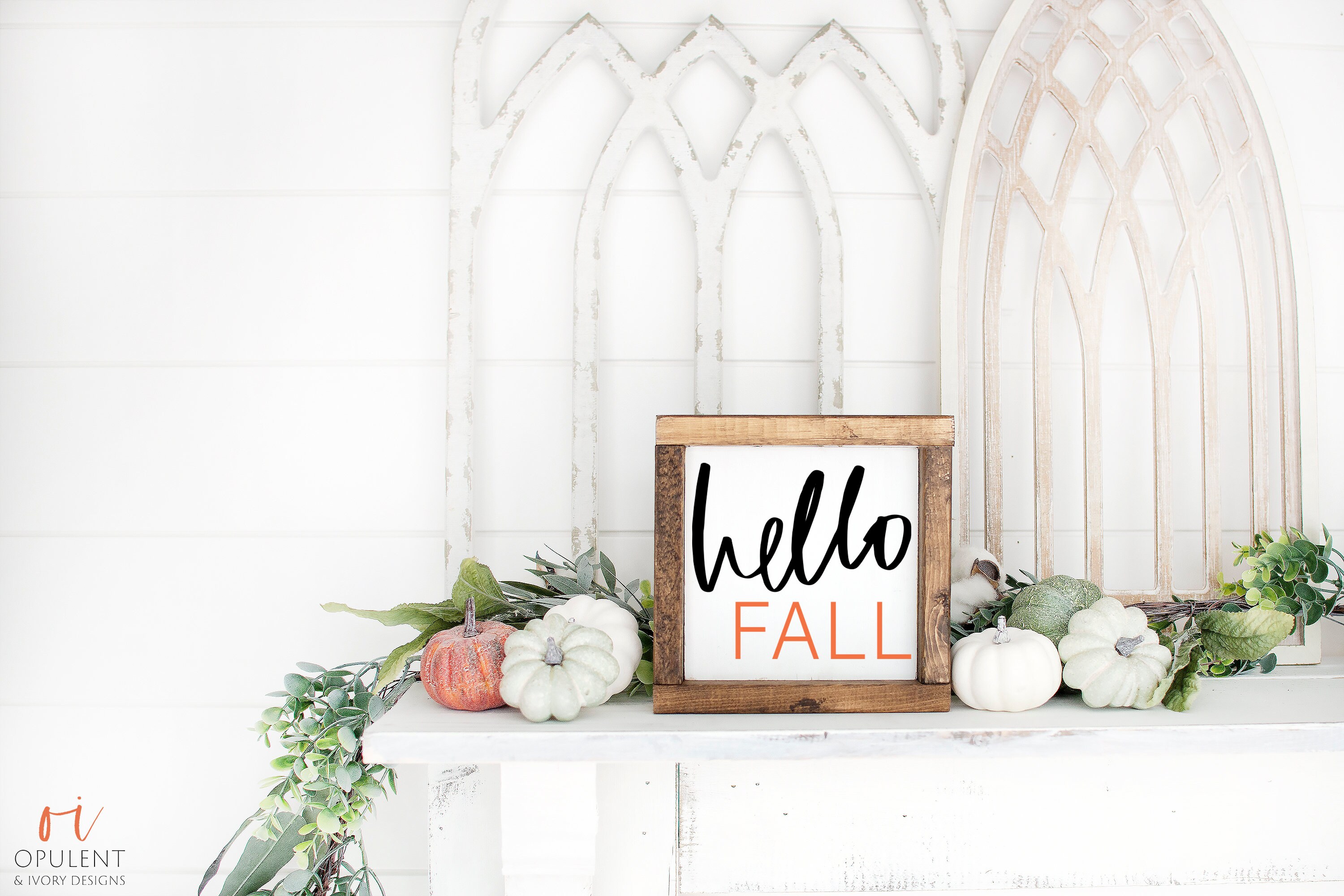 Fall Sign Bundle Svg - Fall Mini Sign Svg, Halloween Svg Bundle, Svg ...