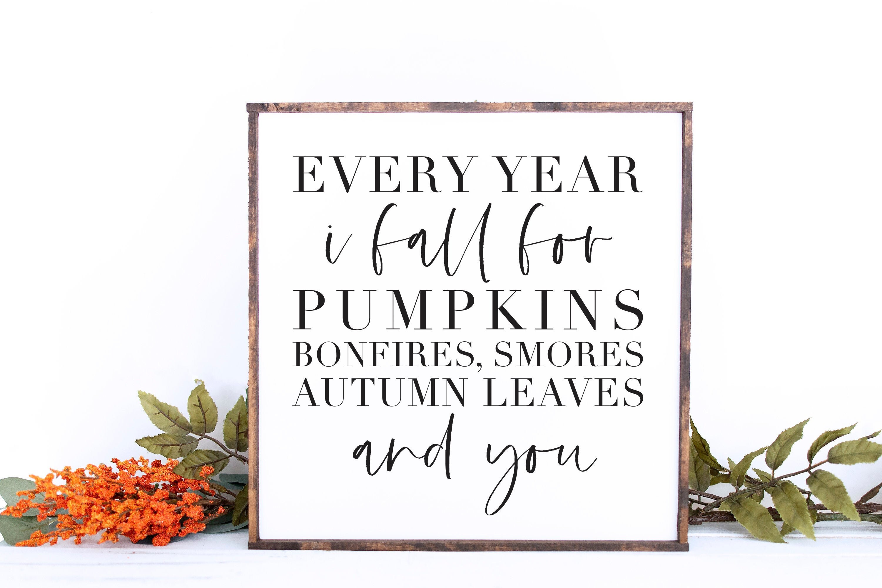 Every Year I Fall for Pumpkins, Bonfires, Smores, Autumn Leaves, and ...