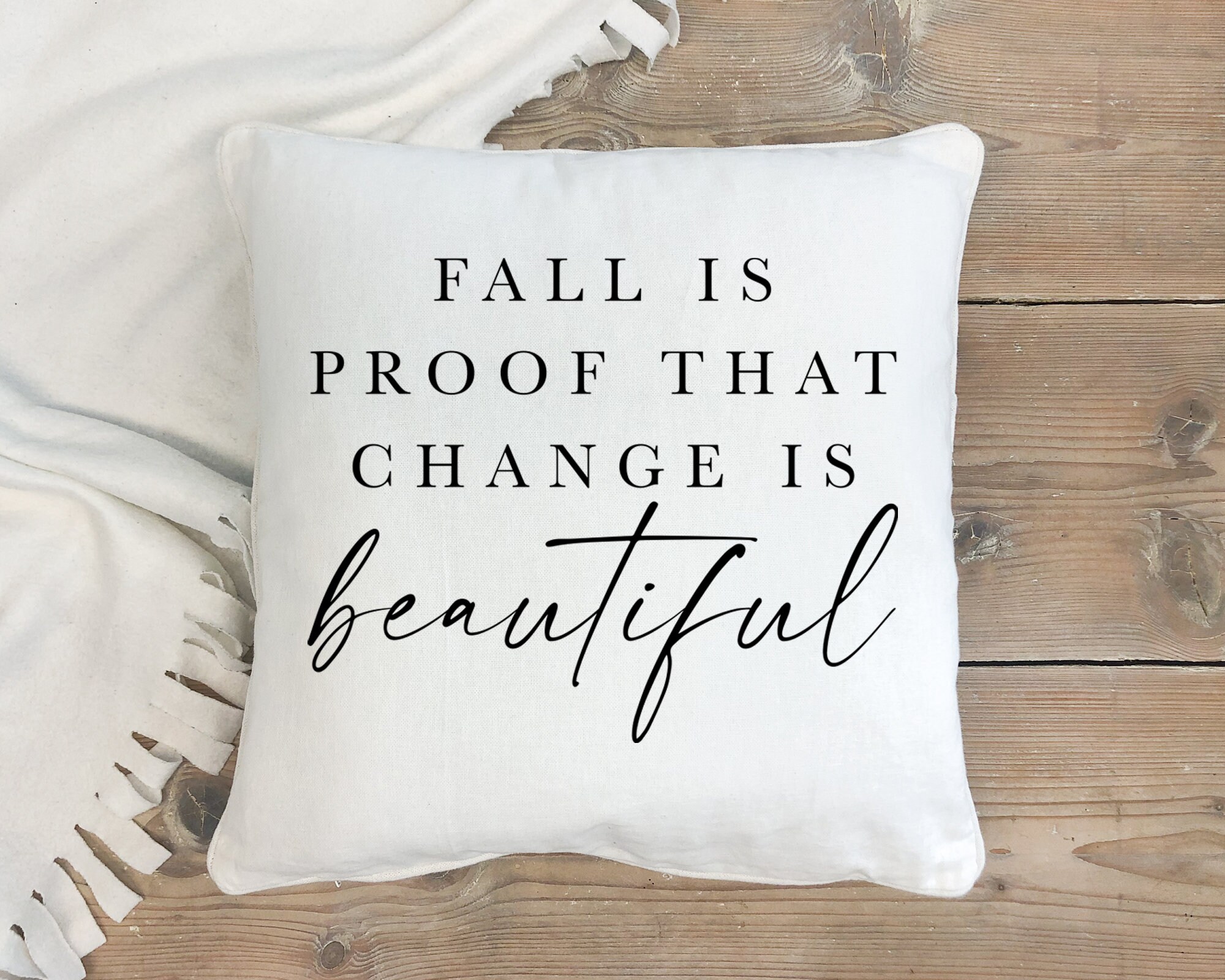 Fall is Proof That Change is Beautiful Fall SVG Fall Sign - Etsy Canada