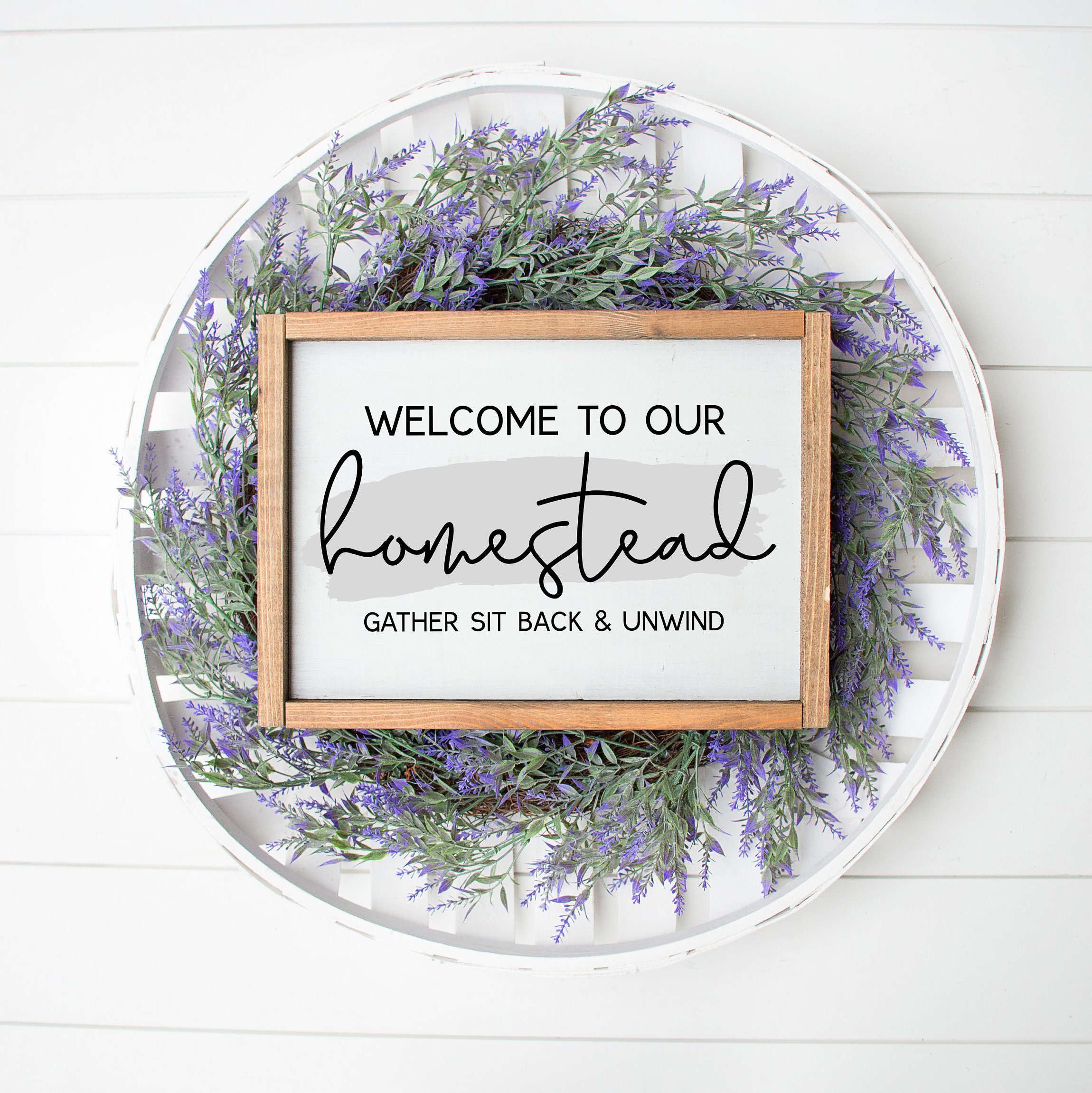 Welcome to Our Homestead SVG Cut File Welcome Sign Svg - Etsy Canada