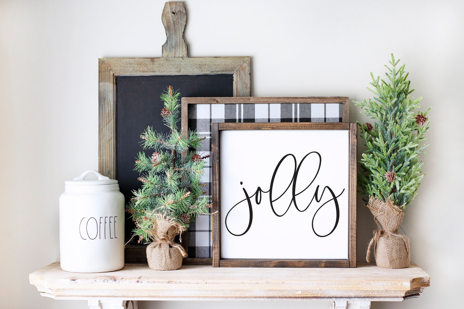 Jolly Svg - Farmhouse Christmas Svg, Christmas Sign Svg, Christmas ...