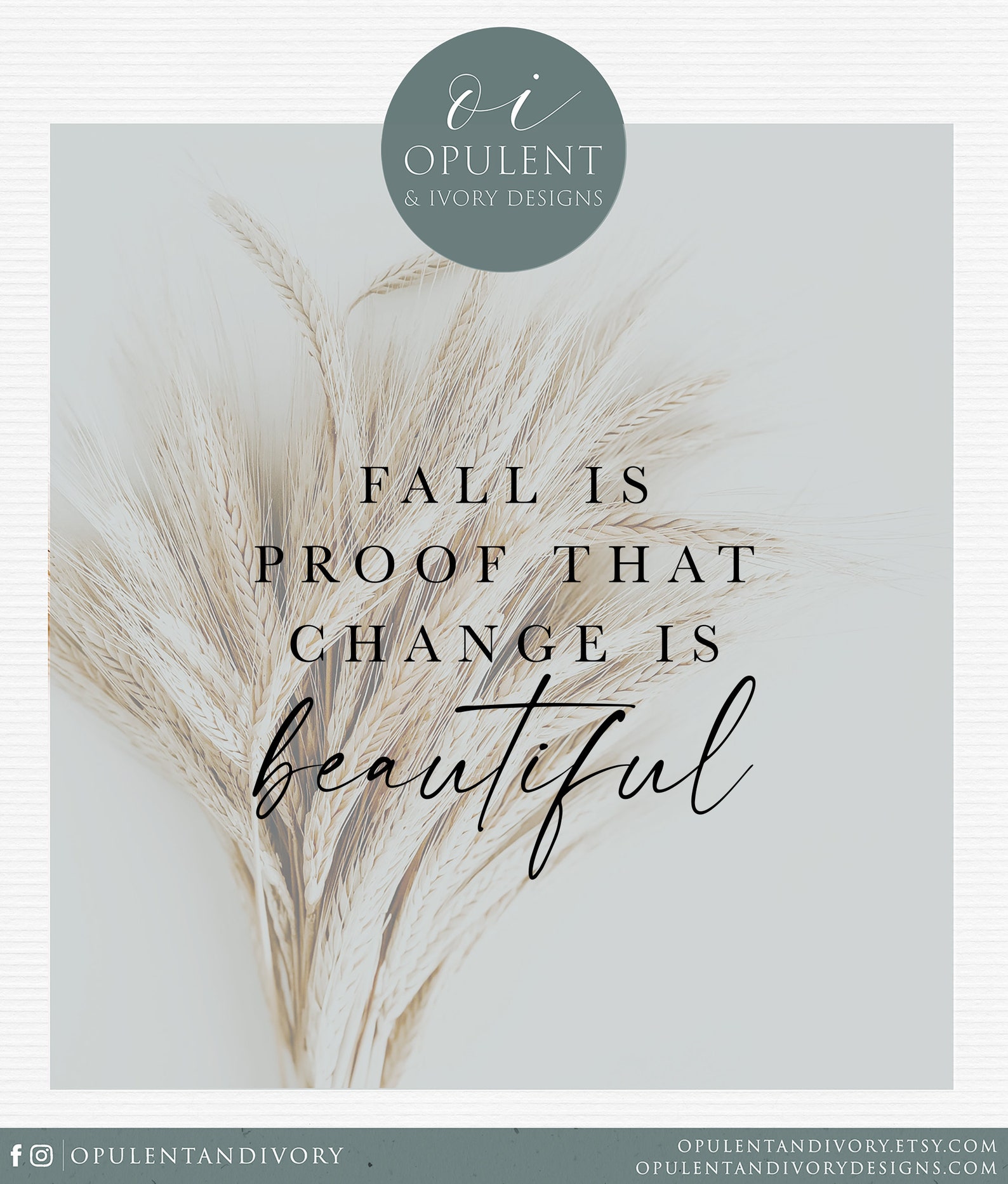 Fall is Proof That Change is Beautiful Fall SVG Fall Sign - Etsy