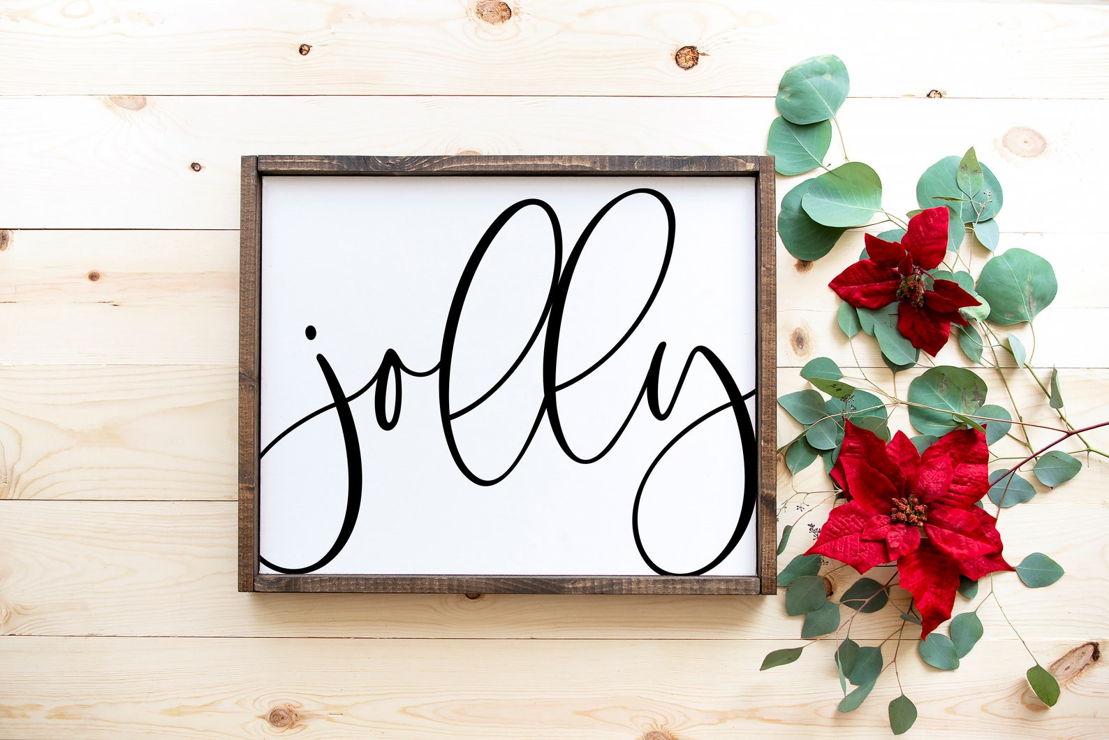 Jolly Svg - Farmhouse Christmas Svg, Christmas Sign Svg, Christmas ...