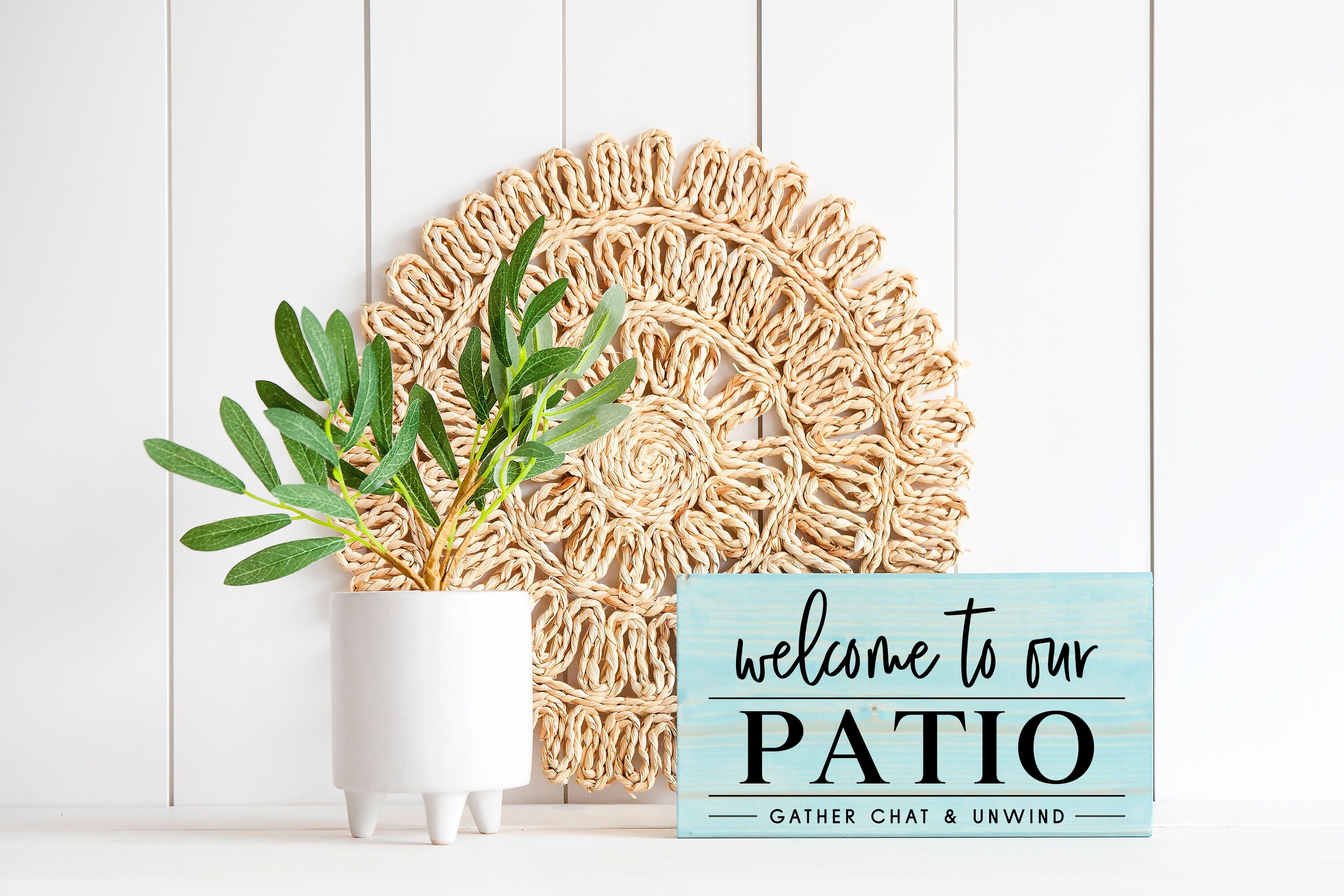 Welcome to Our Patio Svg - Patio Sign Svg, Porch Decor Svg, Summer Svg ...