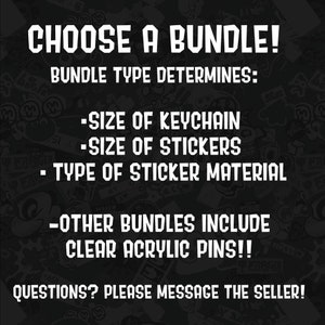 MYSTERY Keychain + 10 Stickers! - Etsy