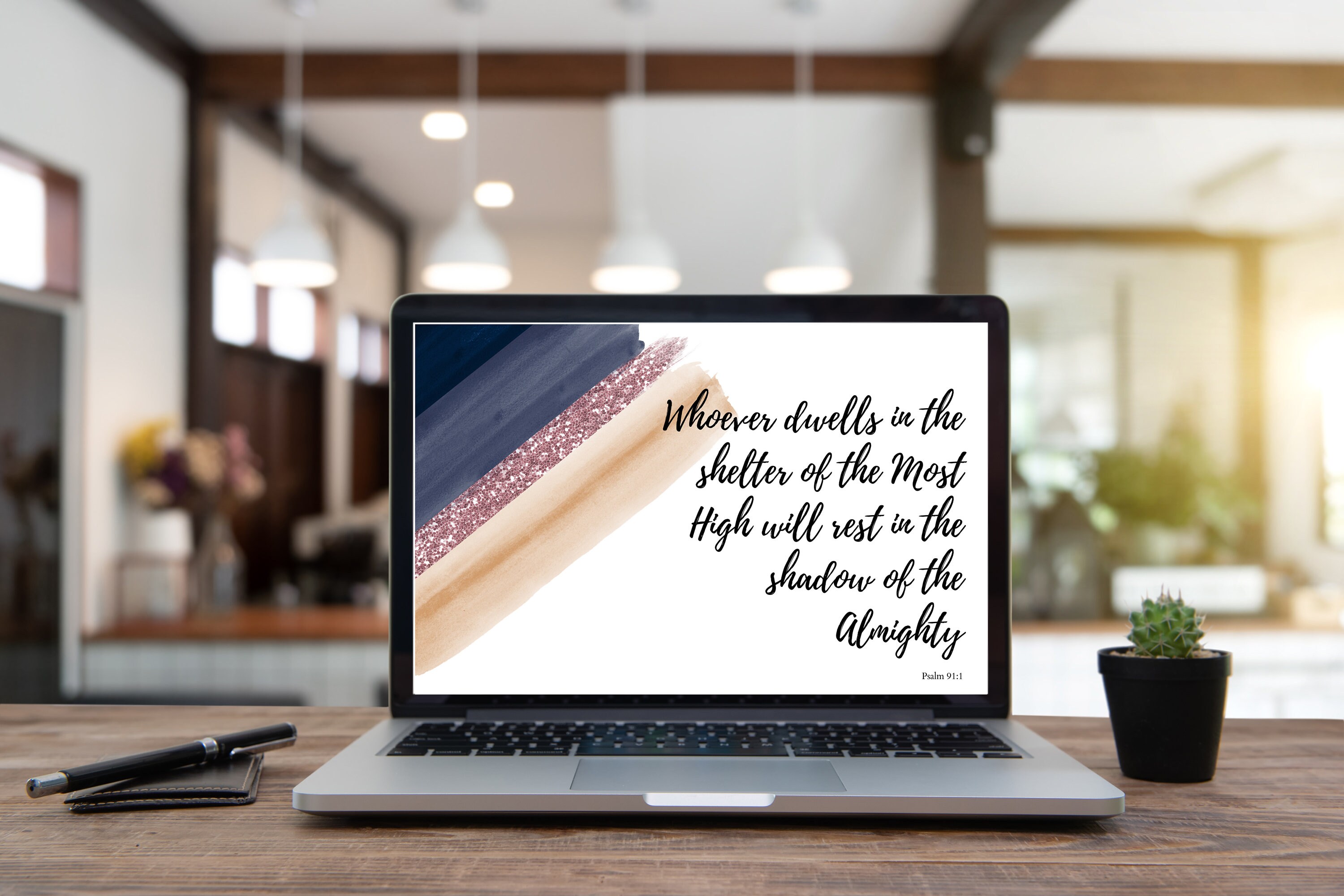 Psalm 91 Desktop Wallpaper - Etsy