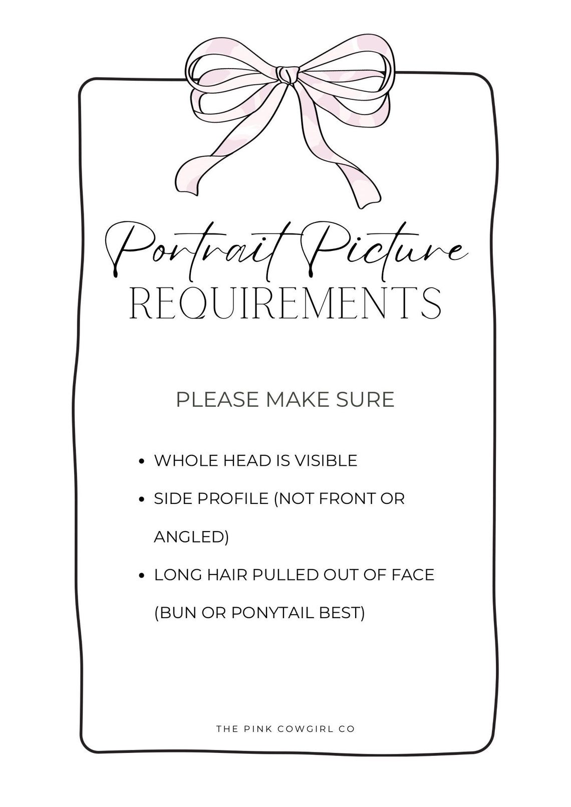 Personalized Silhouette Portrait of Child’s Head Baby Face Outline ...