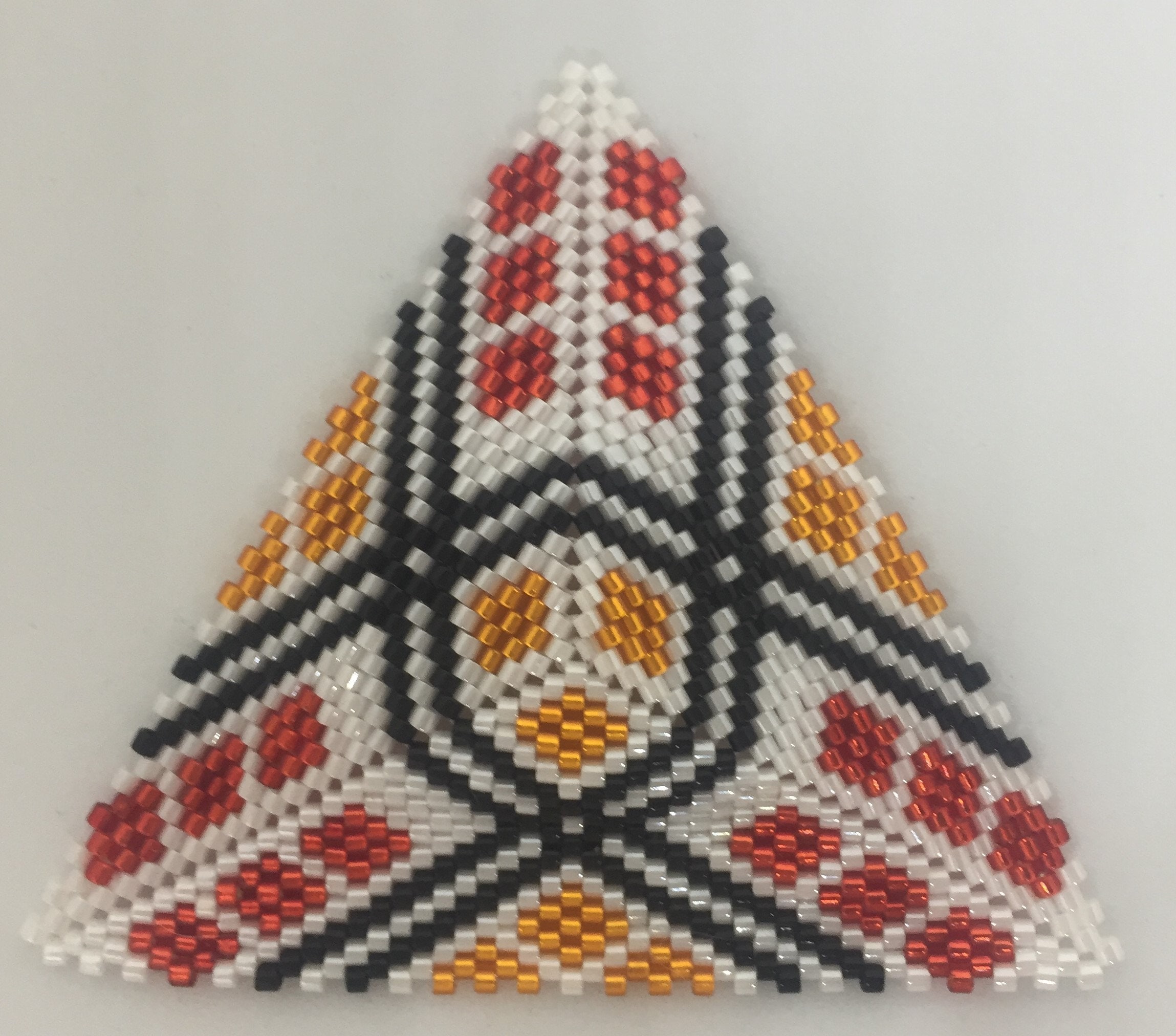 3 Large Peyote Triangle Patterns Peyote Bead Pattern, Beading Pattern ...