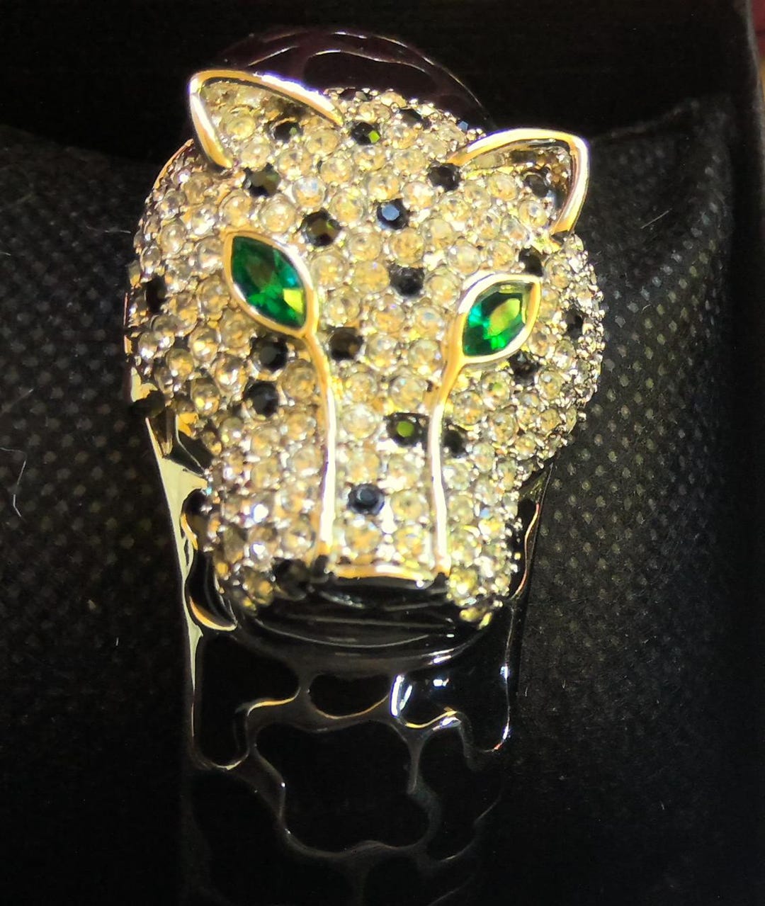 Leopard Cat Adrienne Limited Edition Clamper Secret Watch ,peekaboo ...
