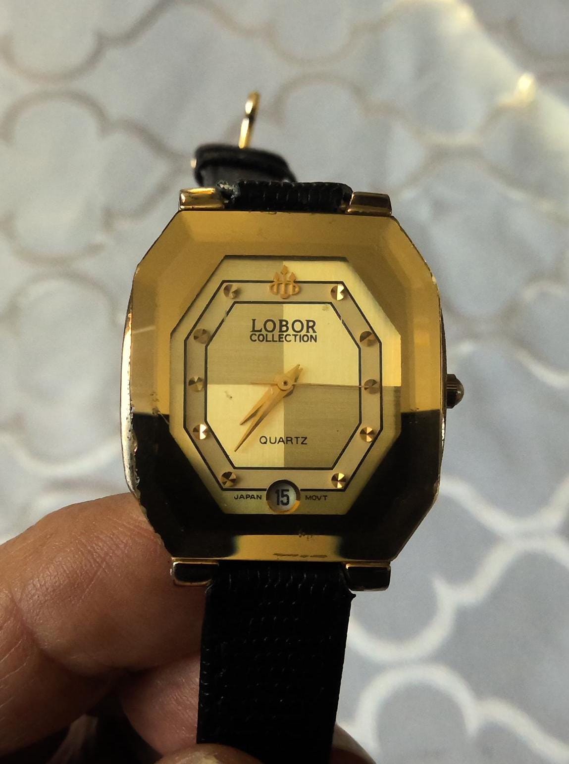 Vintage Lobor 18k Gold Plated Watch - Etsy