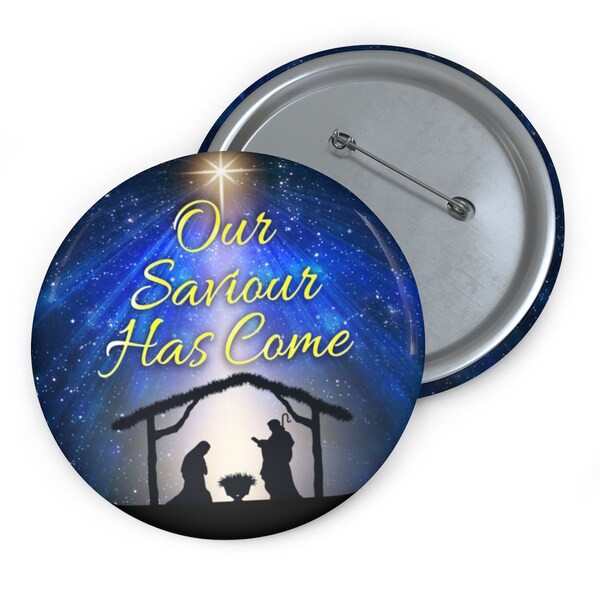 Birth of Jesus Buttons - Etsy