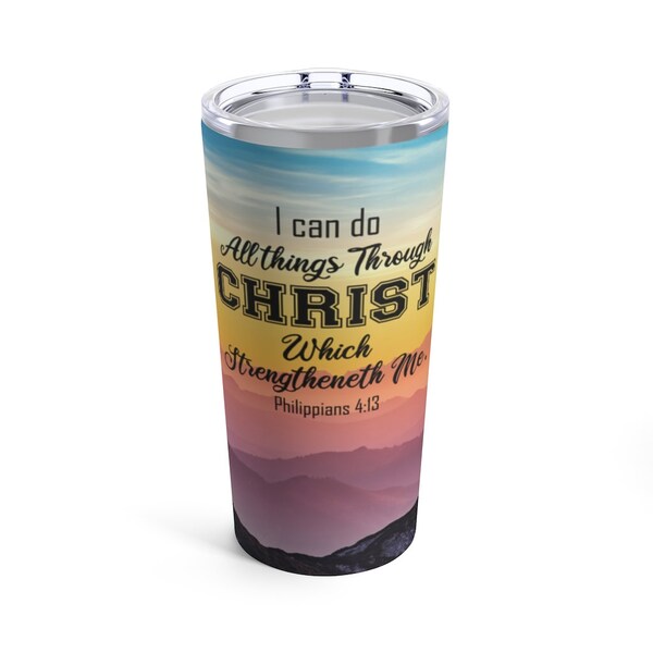 Plastic Philippians 4 13 Tumbler - Etsy