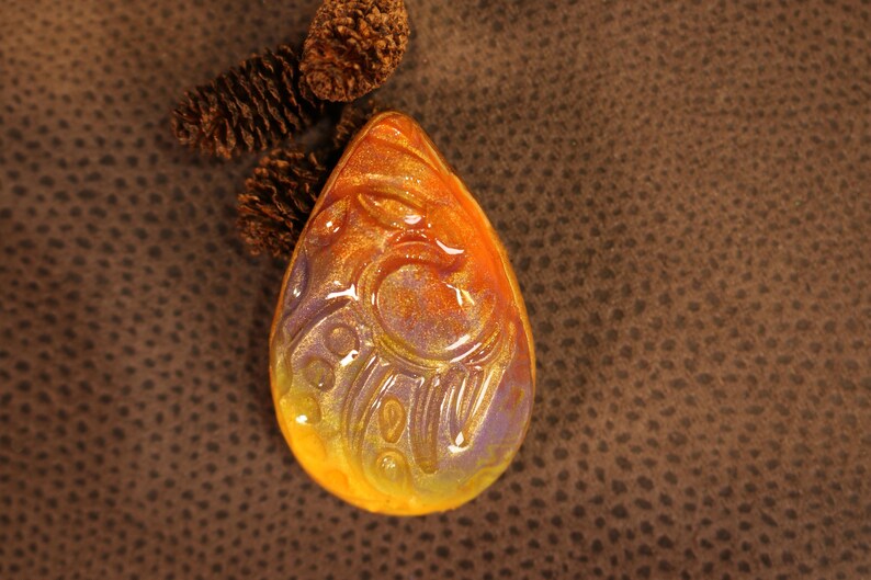Domed, Unique Polymer Clay Cabochons, Coated With Resin #domedcabochons ...