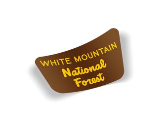 White Mountain National Forest Decal Sticker 3.75 New Hampshire Sign - Etsy