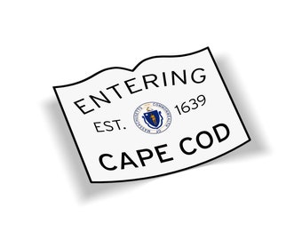 Cape Cod Sticker Cape Cod HOME Oval Sticker Cape Cod Decal - Etsy