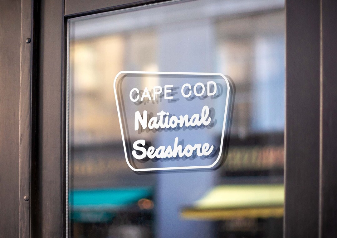 Cape Cod National Seashore Entrance Sign Outdoor Vinyl Sticker ...
