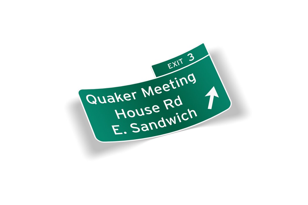 Route 6 Old Exit 3 Cape Cod Vinyl Sticker - 5 Inch Outdoor Waterproof ...