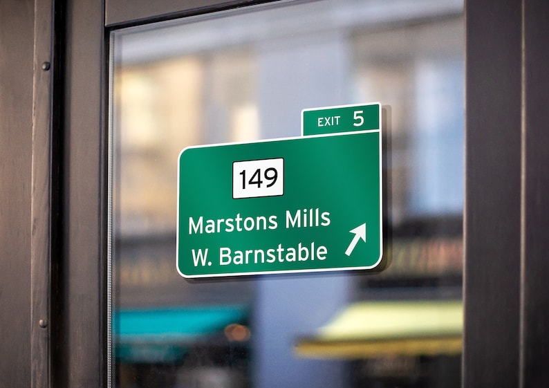 Route 6 Exit 5 Cape Cod Sticker - Etsy